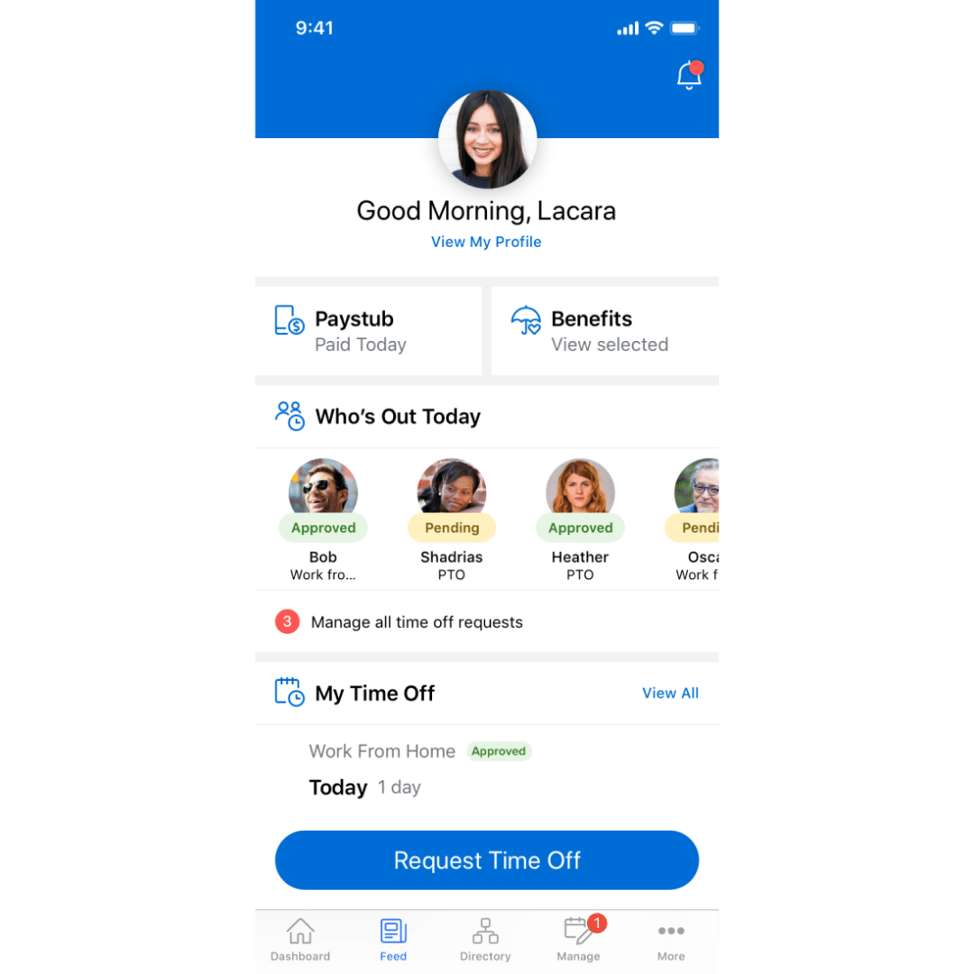 Namely Mobile app for iOS and Android Devices in 2024