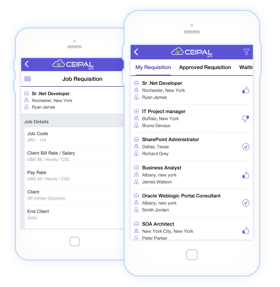 Ceipal ATS Mobile app for iOS and Android Devices in 2025