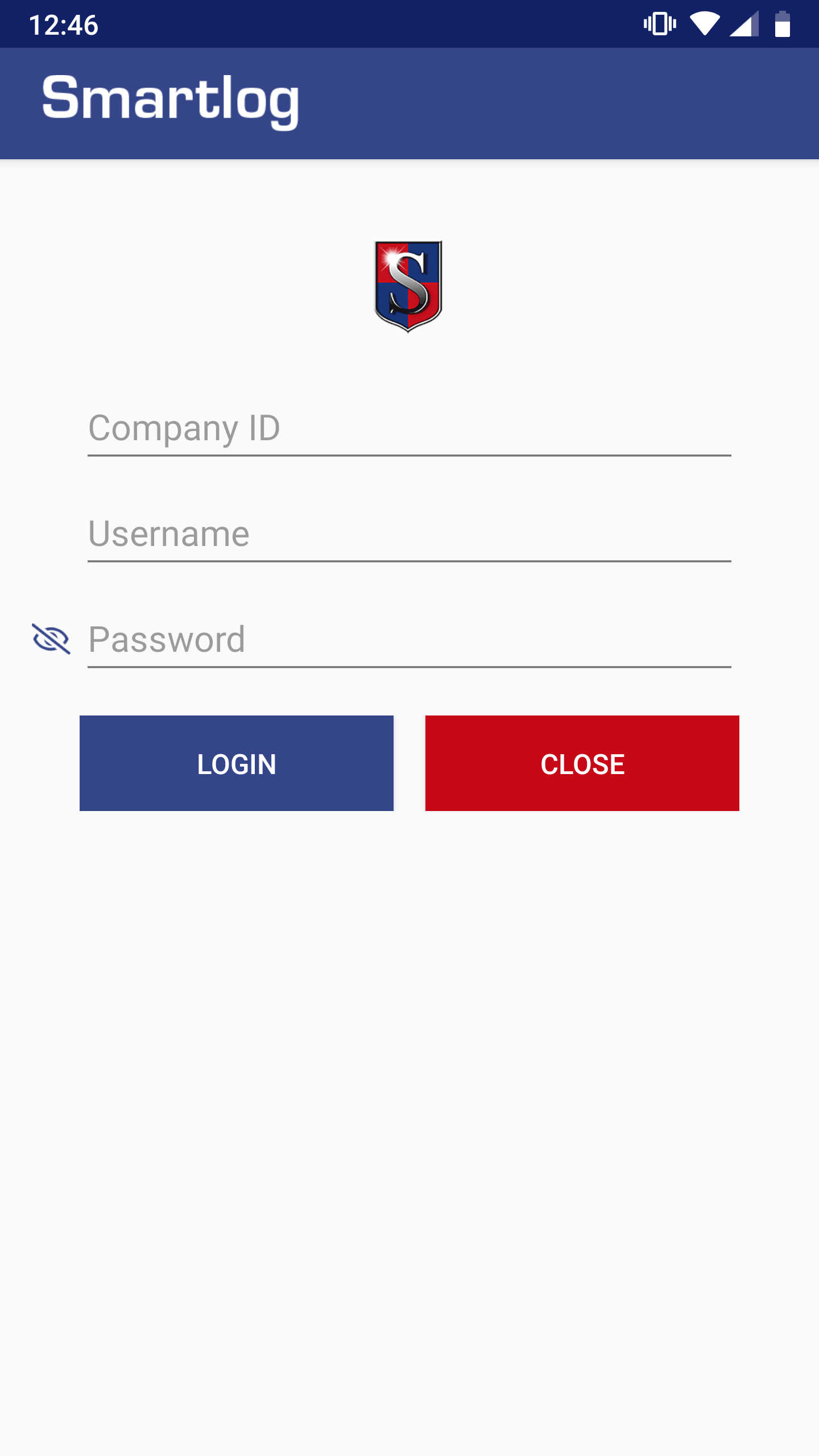 Smartlog Mobile app for iOS and Android Devices in 2025