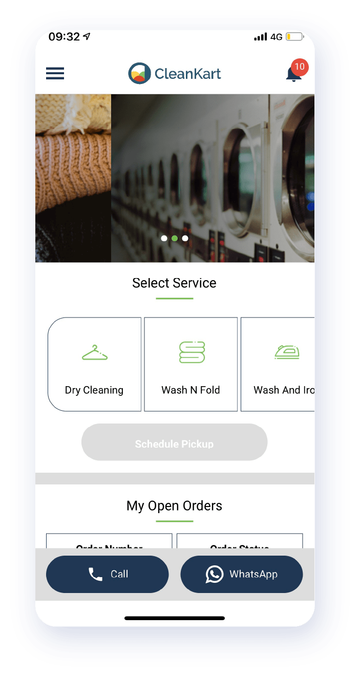 Quick Dry Cleaning Software Mobile app for iOS and Android Devices in 2026