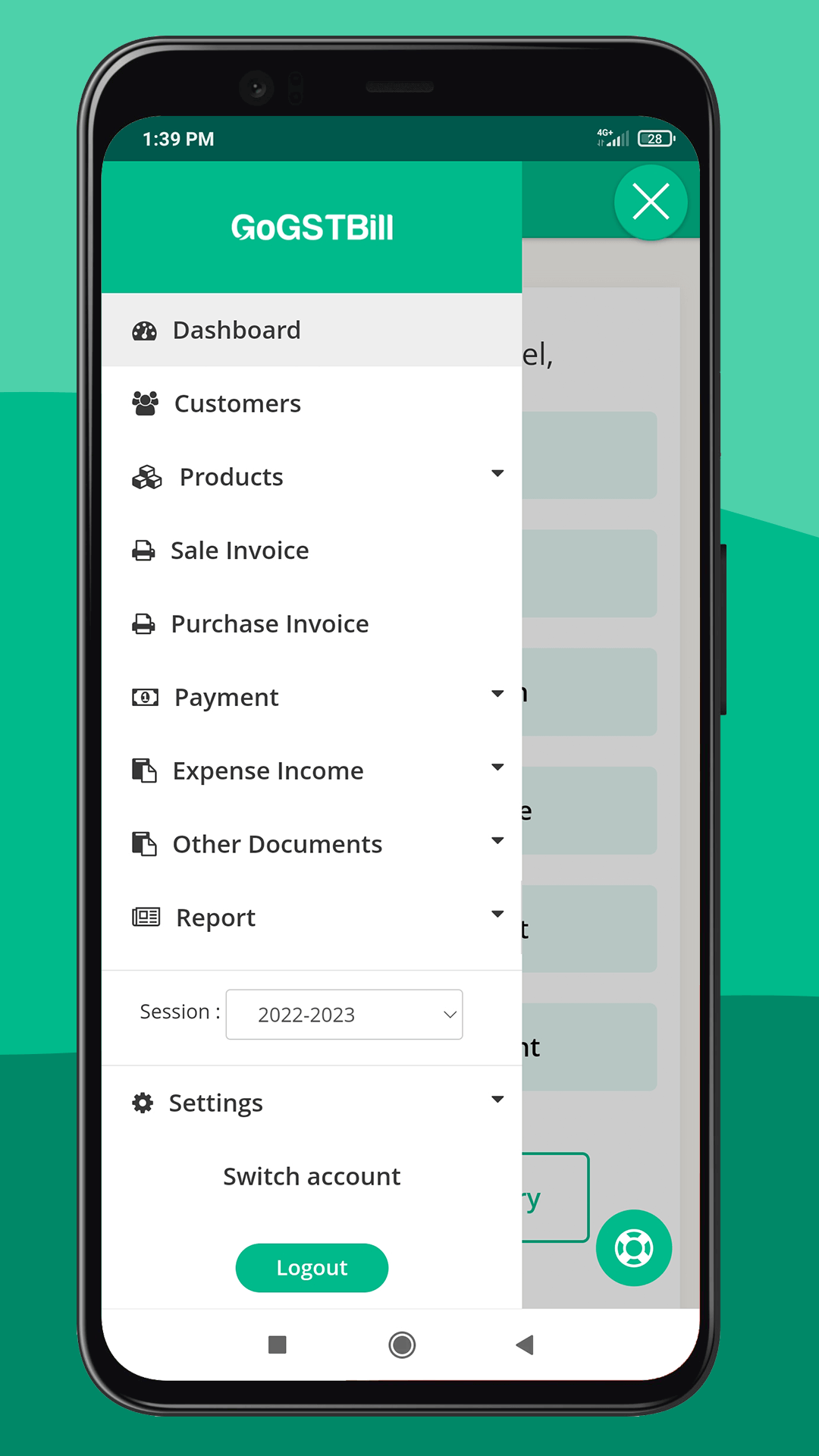 GO GST BILL Mobile app for iOS and Android Devices in 2024
