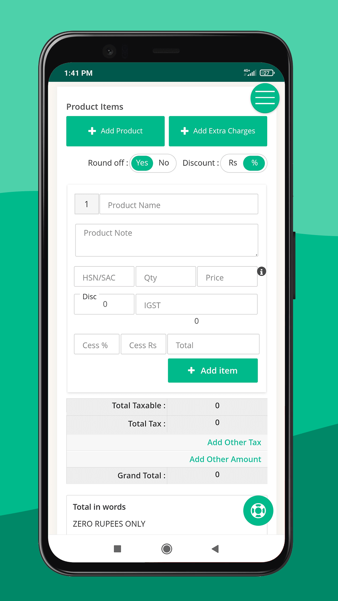 GO GST BILL Mobile app for iOS and Android Devices in 2024