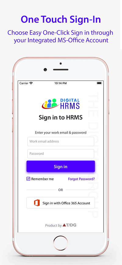 Digital HRMS Mobile app for iOS and Android Devices in 2025
