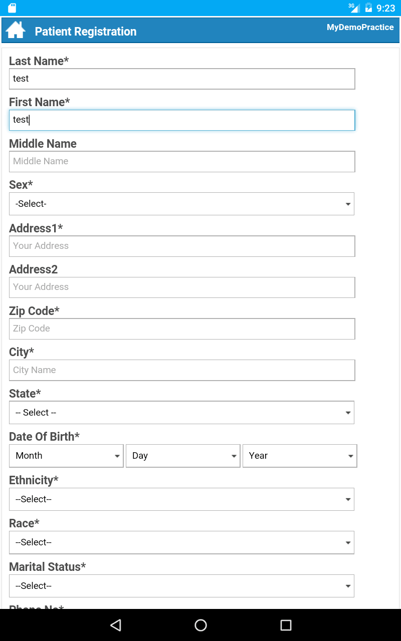 eMedicalPractice Mobile app for iOS and Android Devices in 2025