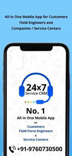 Service CRM Mobile app for iOS and Android Devices in 2025