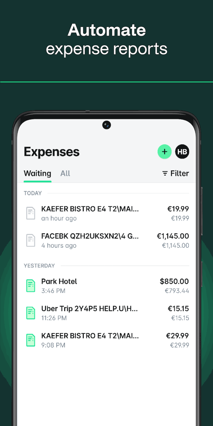 Payhawk Mobile app for iOS and Android Devices in 2025