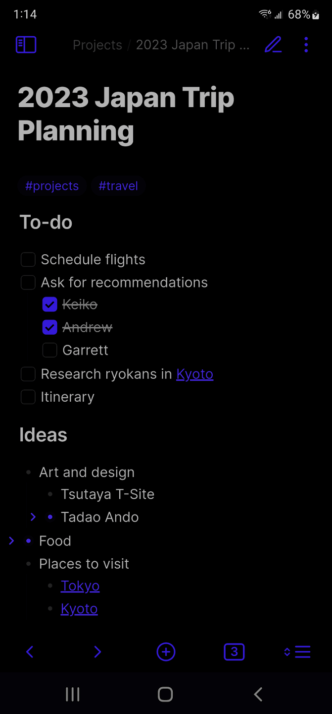 Obsidian Mobile app for iOS and Android Devices in 2025