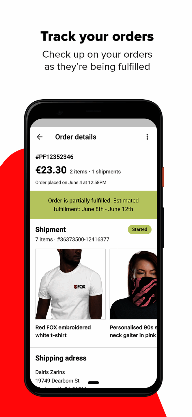 Printful Mobile app for iOS and Android Devices in 2025