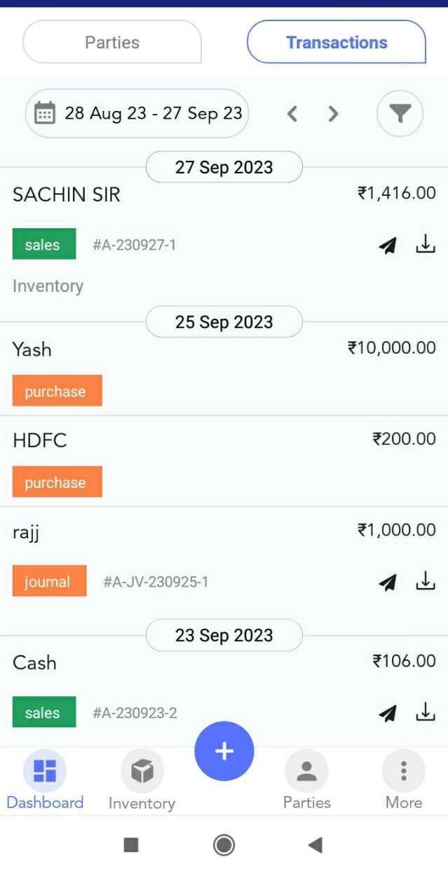 Giddh Mobile app for iOS and Android Devices in 2025