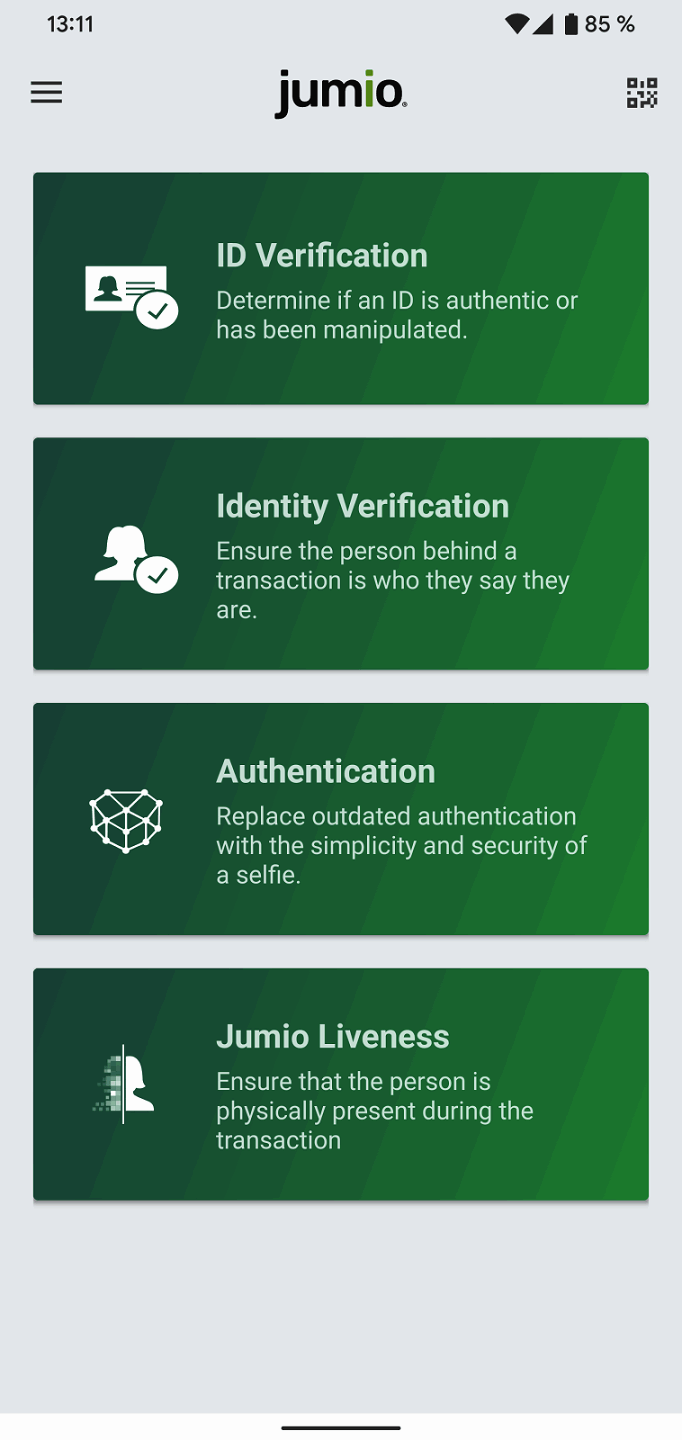 Jumio Mobile app for iOS and Android Devices in 2024