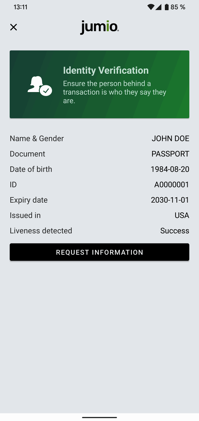 Jumio Mobile app for iOS and Android Devices in 2024
