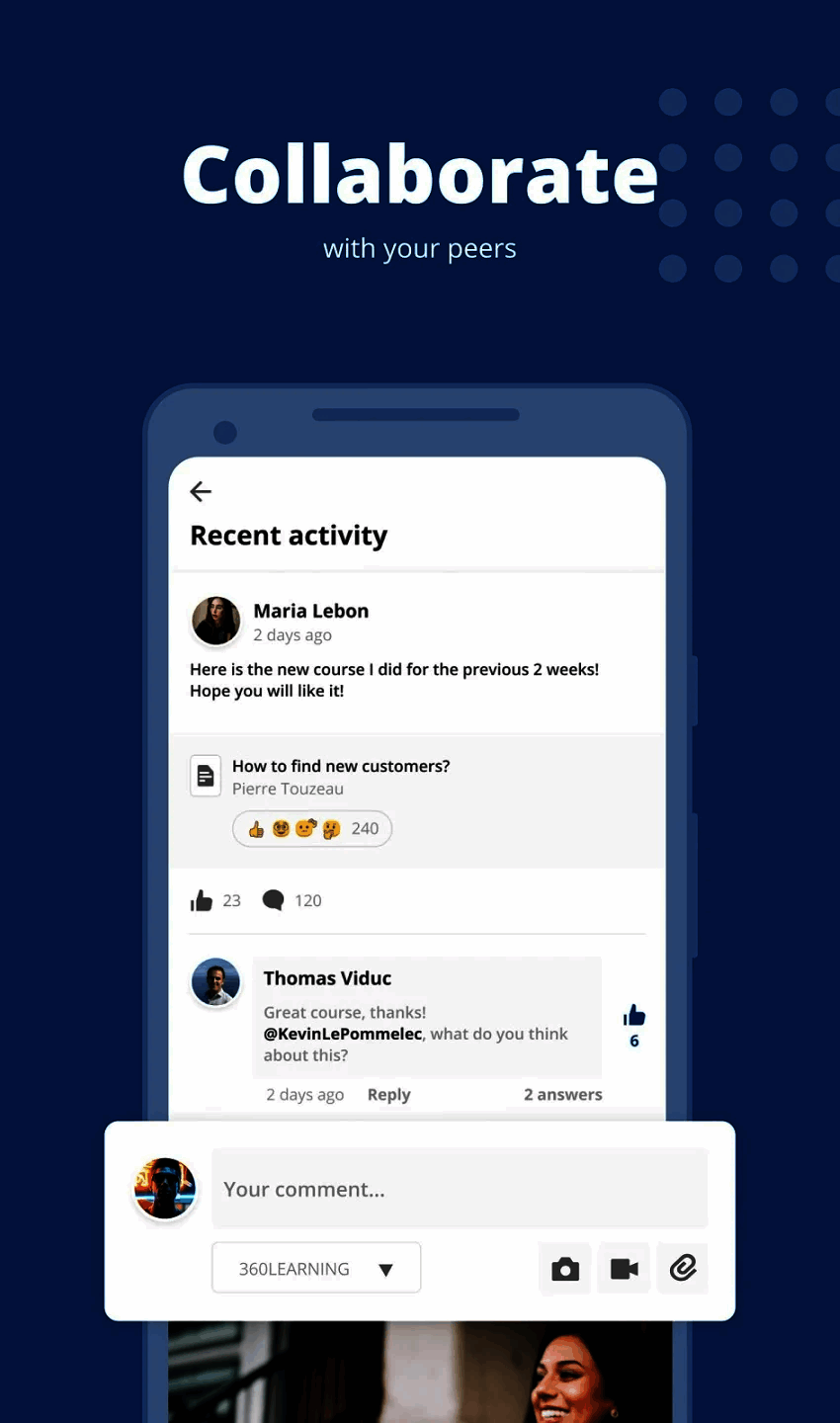360Learning Mobile app for iOS and Android Devices in 2025