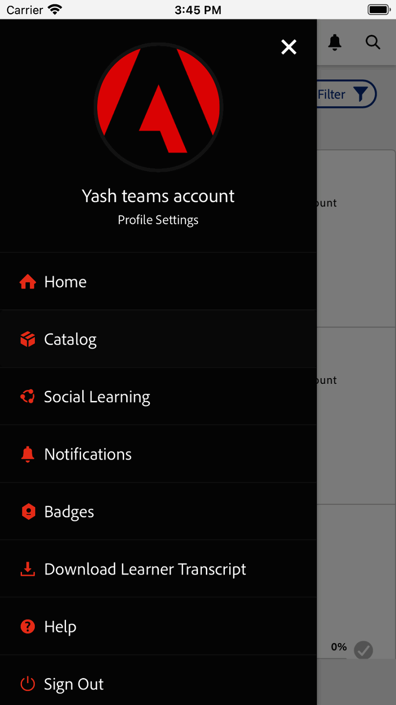 Adobe Captivate Prime Mobile app for iOS and Android Devices in 2025