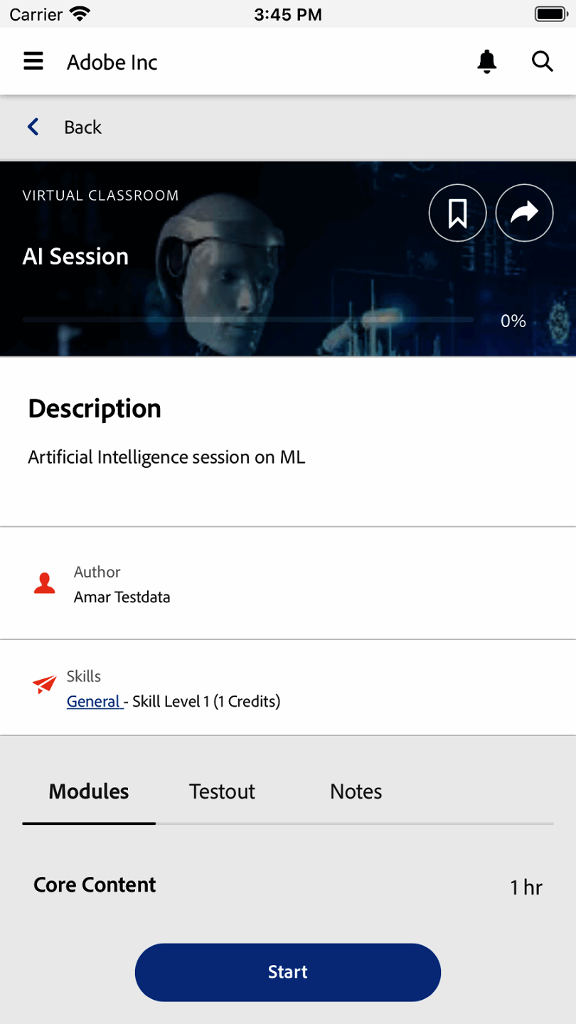 Adobe Captivate Prime Mobile app for iOS and Android Devices in 2025