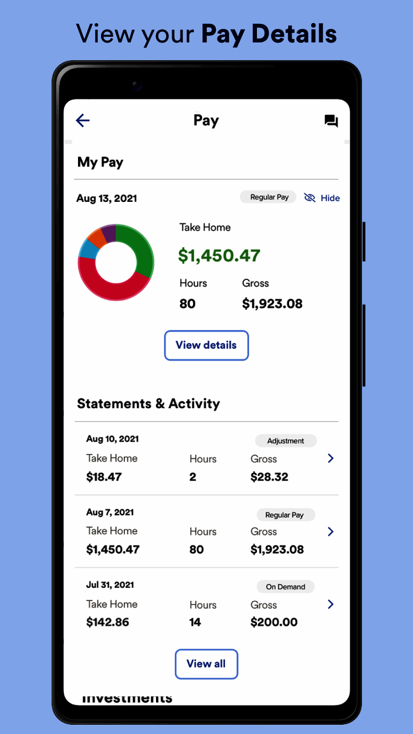 ADP Vista HCM Mobile app for iOS and Android Devices in 2025