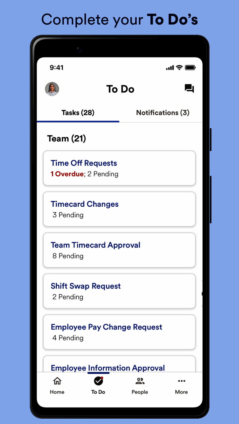 ADP Vista HCM Mobile app for iOS and Android Devices in 2025