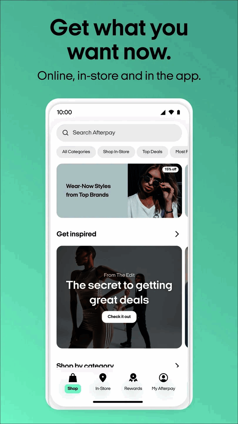 Afterpay Mobile app for iOS and Android Devices in 2025