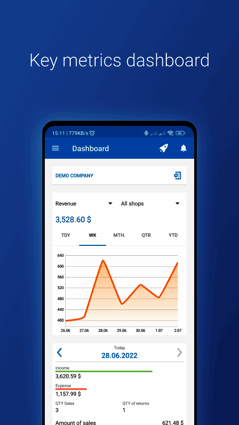 AinurPOS Mobile app for iOS and Android Devices in 2025
