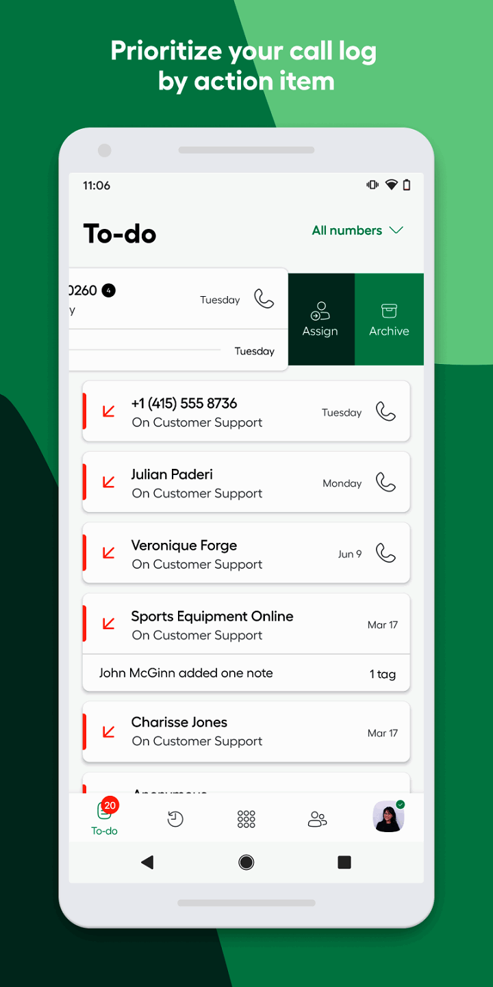Aircall Mobile app for iOS and Android Devices in 2025