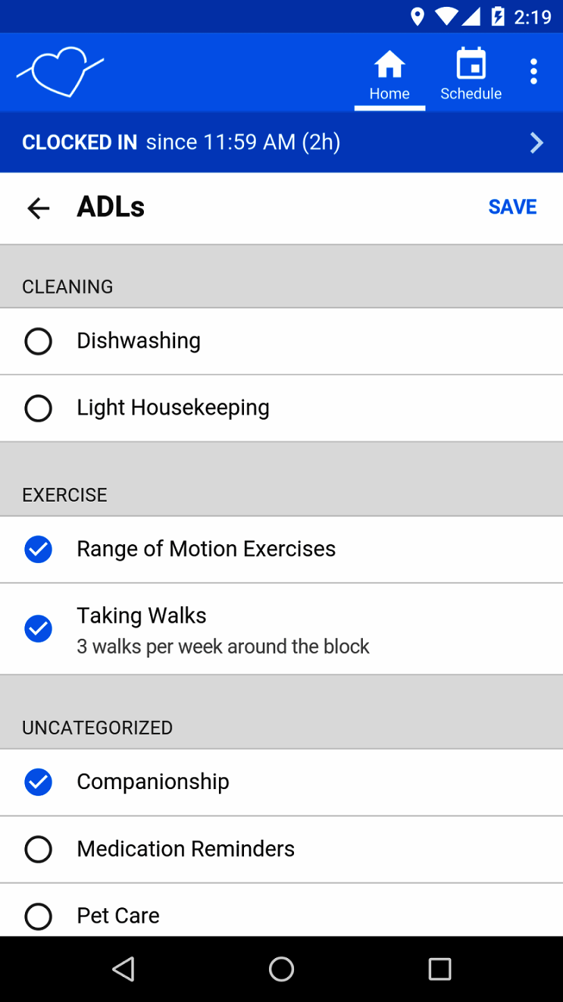 AxisCare Mobile app for iOS and Android Devices in 2025