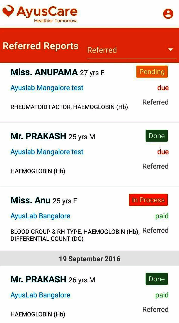 AyusLab LIMS Mobile app for iOS and Android Devices in 2024