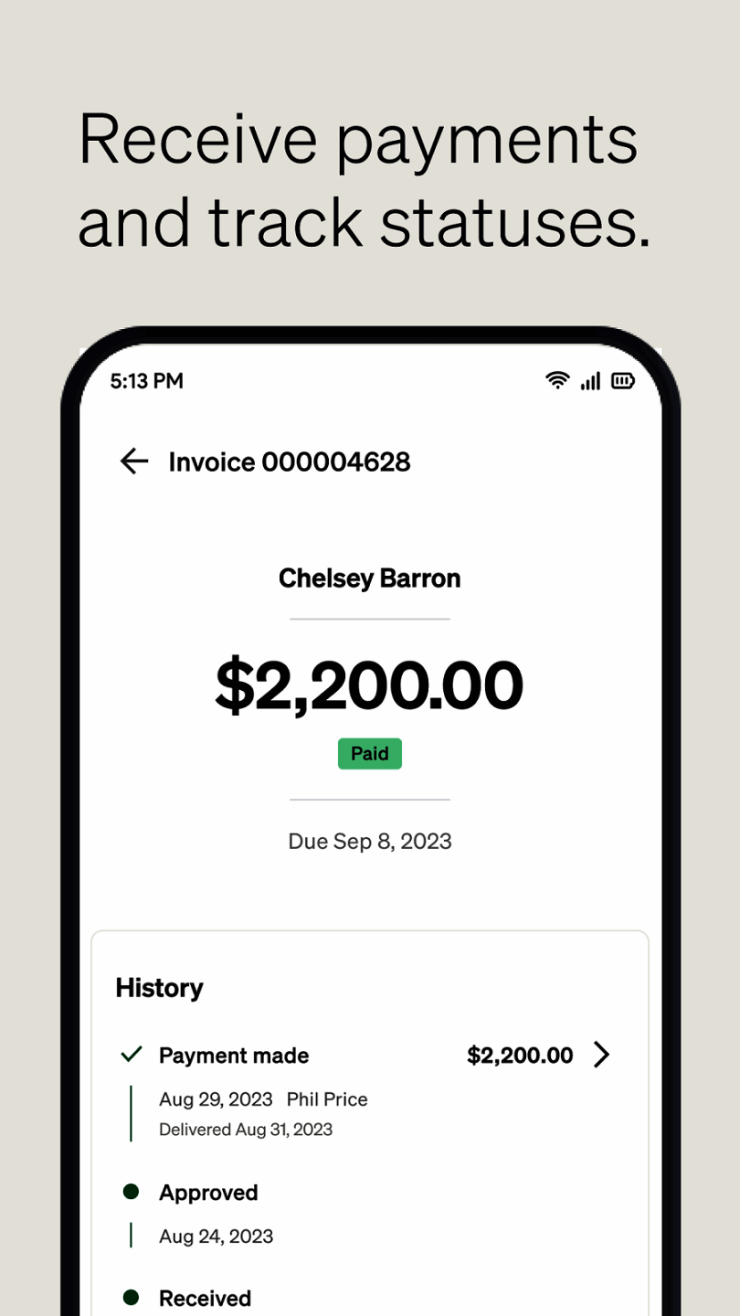 Bill.com Mobile app for iOS and Android Devices in 2025