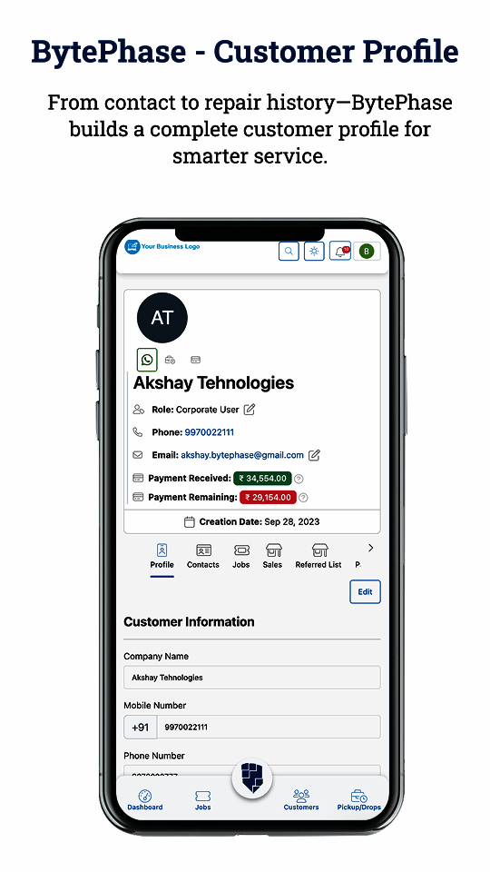 BytePhase Mobile app for iOS and Android Devices in 2025