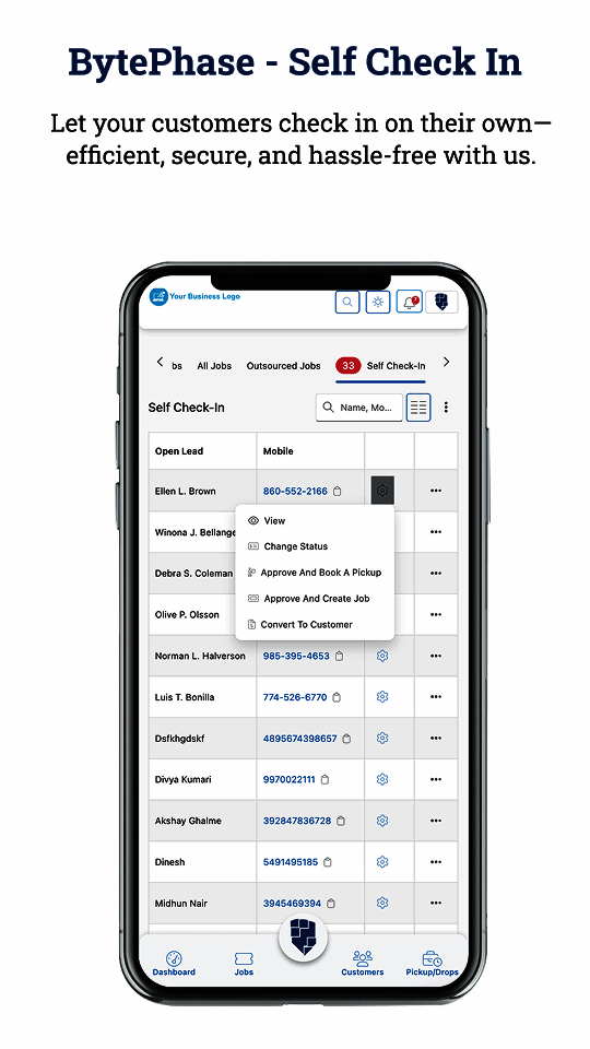 BytePhase Mobile app for iOS and Android Devices in 2025