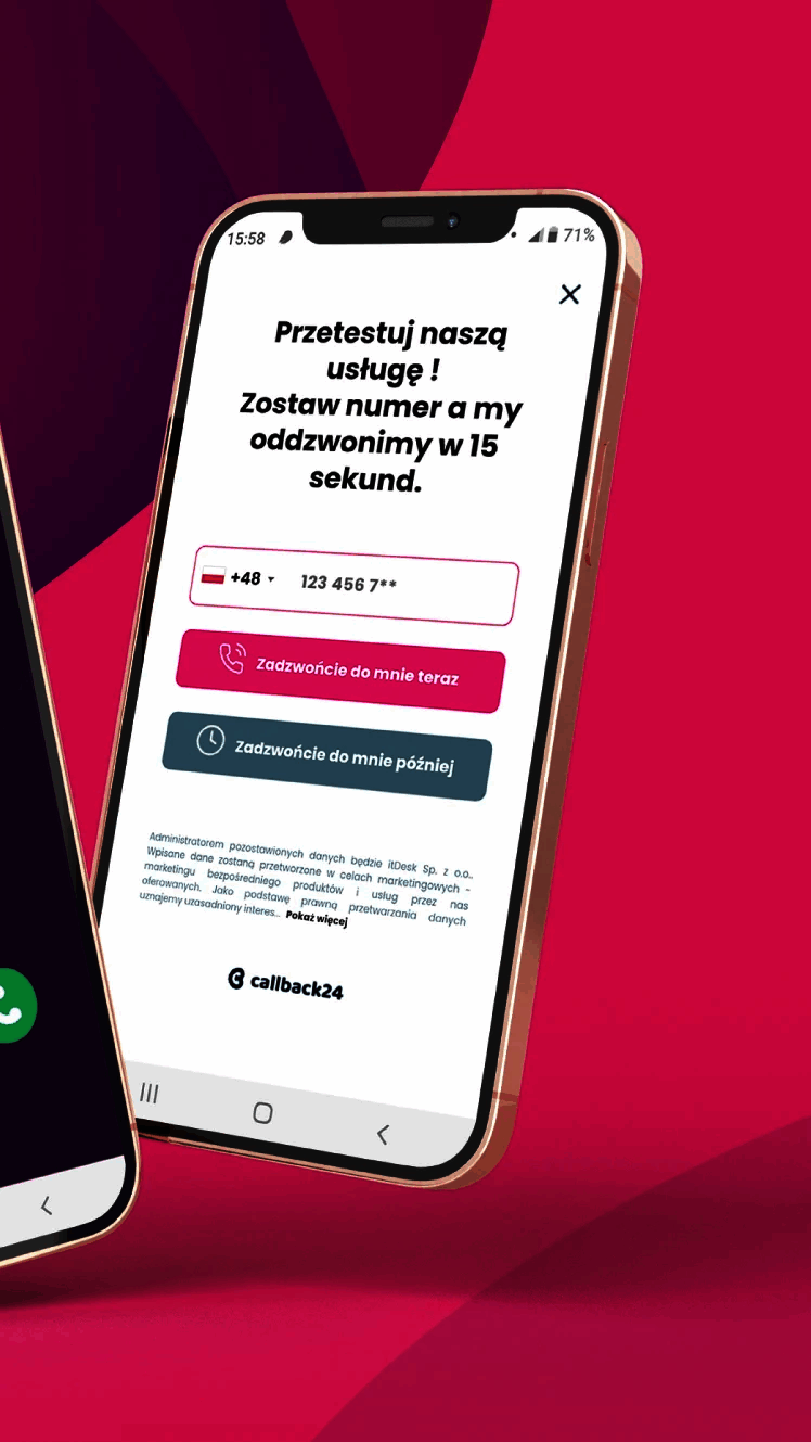 Callback24 Mobile app for iOS and Android Devices in 2025