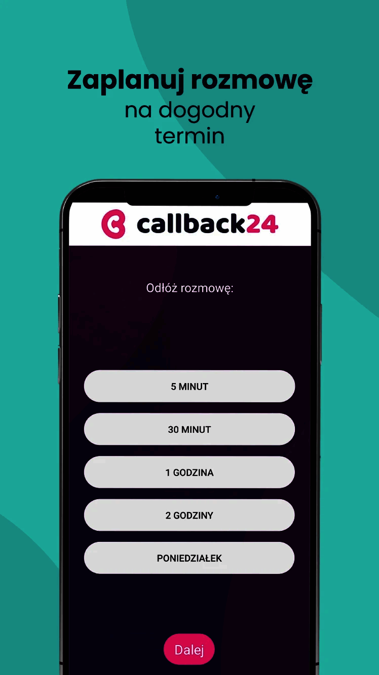 Callback24 Mobile app for iOS and Android Devices in 2025