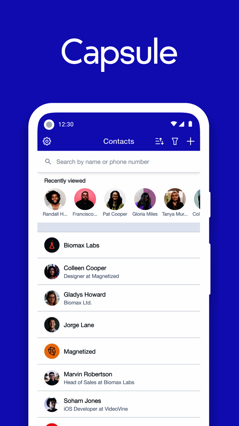 Capsule CRM Mobile app for iOS and Android Devices in 2025