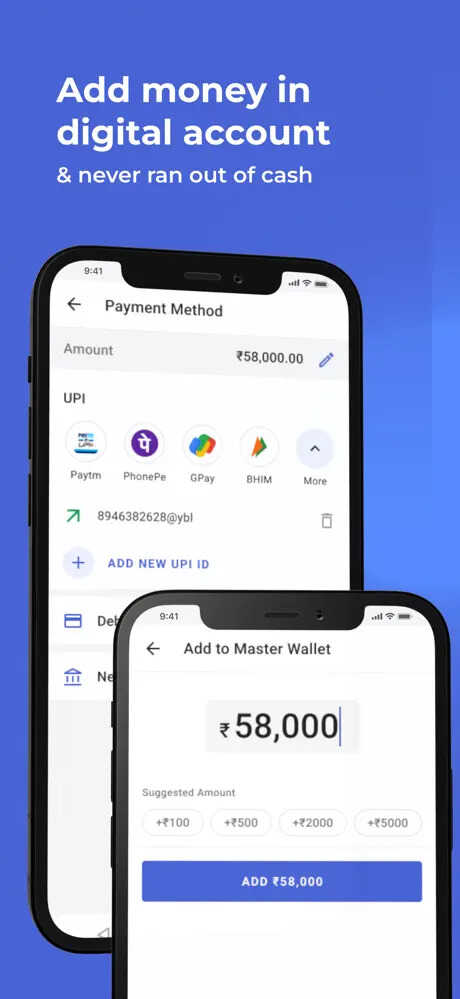 Cashbook UPI Wallets Mobile app for iOS and Android Devices in 2025
