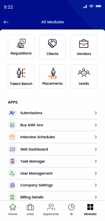 Ceipal ATS Mobile app for iOS and Android Devices in 2025