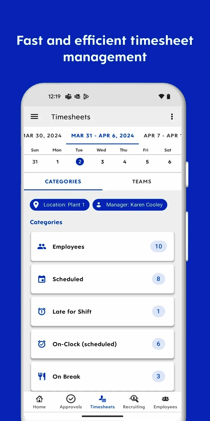 Ceridian Dayforce Mobile app for iOS and Android Devices in 2025