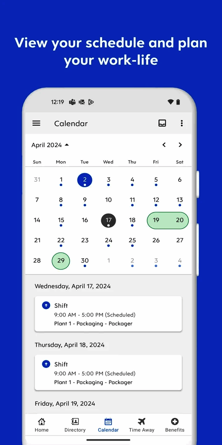 Ceridian Dayforce Mobile app for iOS and Android Devices in 2025
