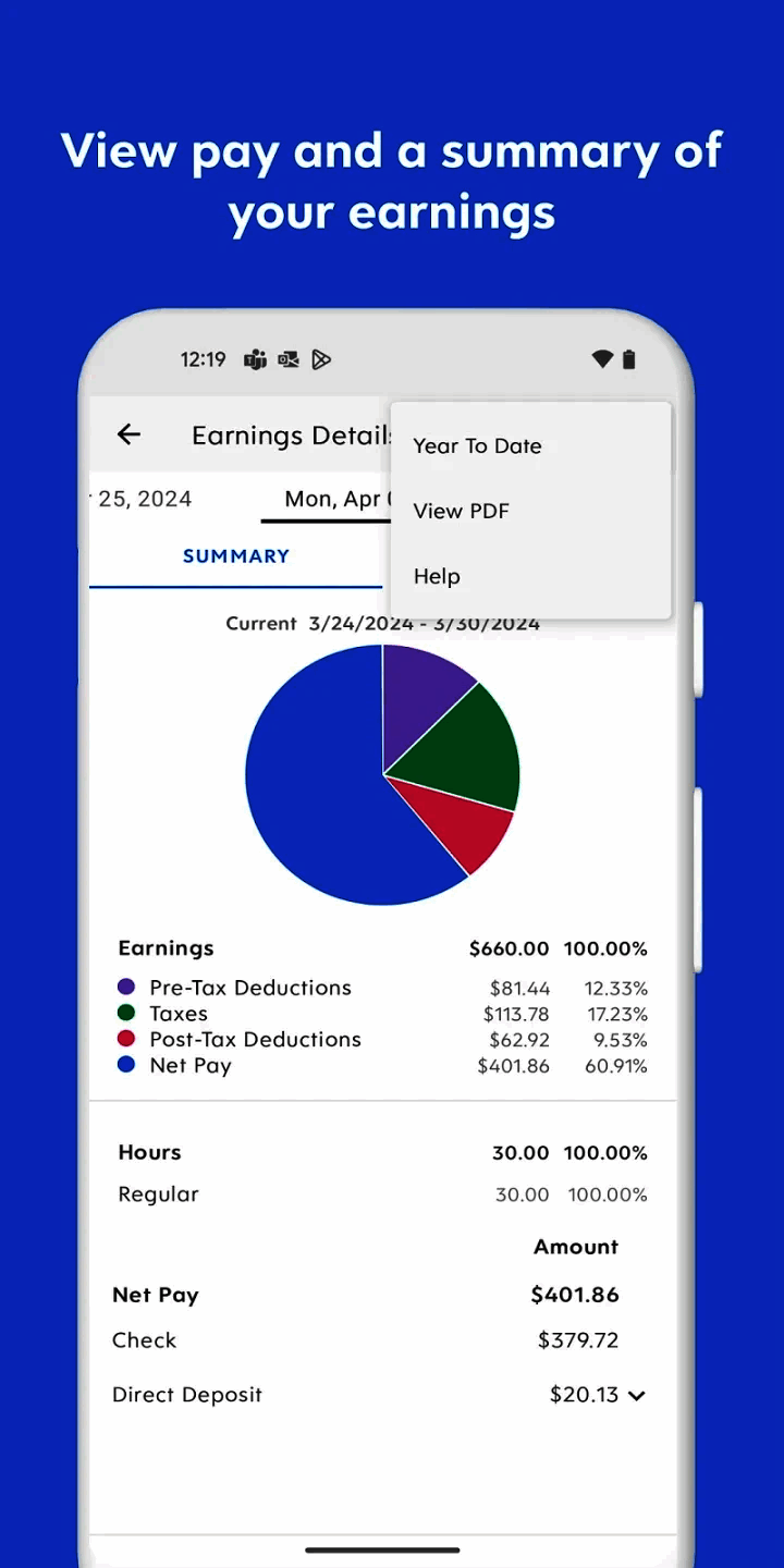 Ceridian Dayforce Mobile app for iOS and Android Devices in 2025