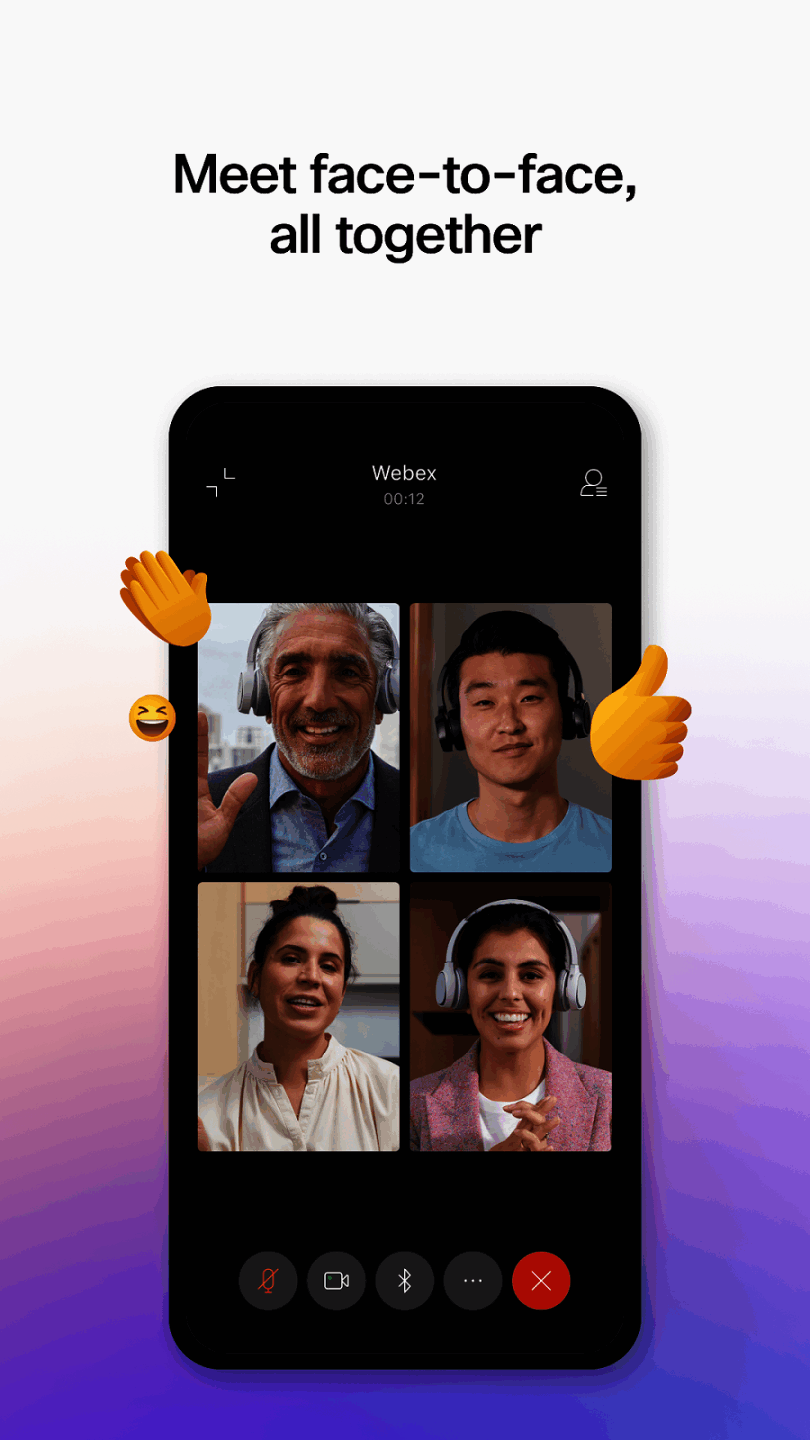 Cisco WebEx Mobile app for iOS and Android Devices in 2025