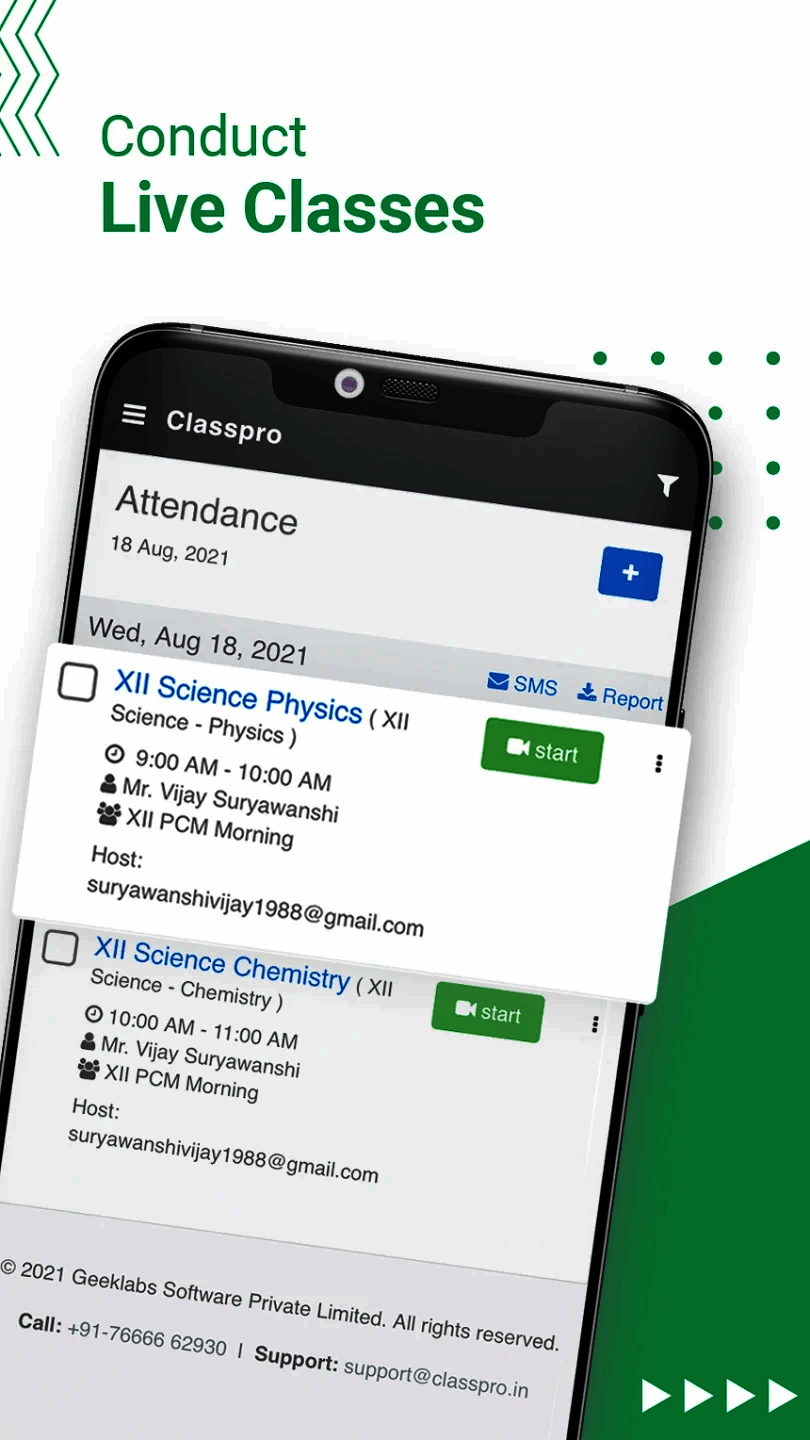 Classpro Mobile app for iOS and Android Devices in 2025