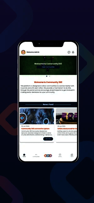Community 360 Mobile app for iOS and Android Devices in 2025