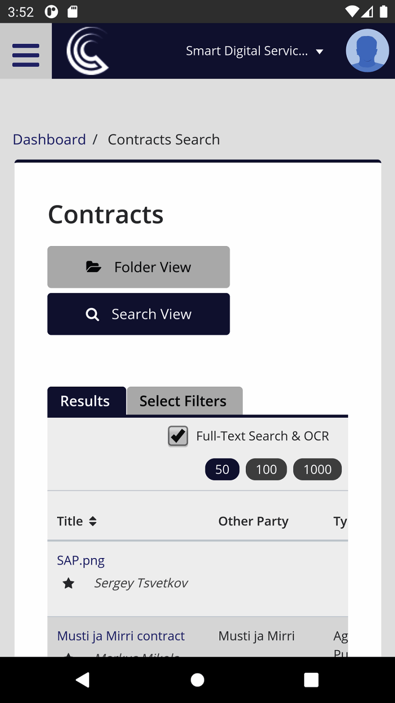 ContractZen Mobile app for iOS and Android Devices in 2025