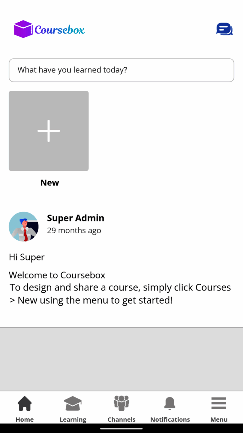 Coursebox Mobile app for iOS and Android Devices in 2025