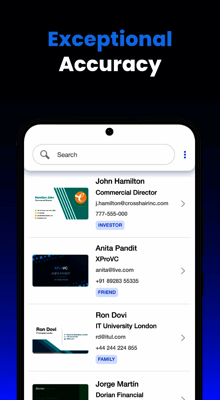 Covve Mobile app for iOS and Android Devices in 2026