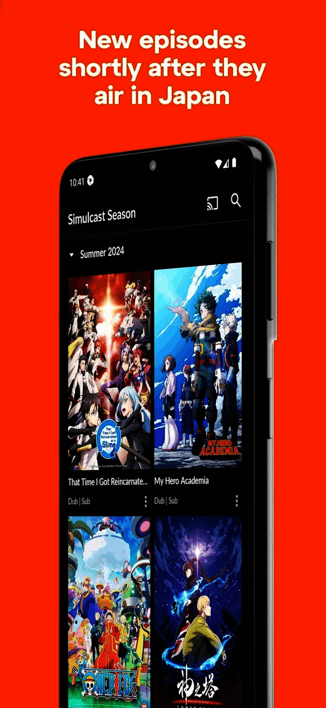 Crunchyroll Mobile app for iOS and Android Devices in 2025
