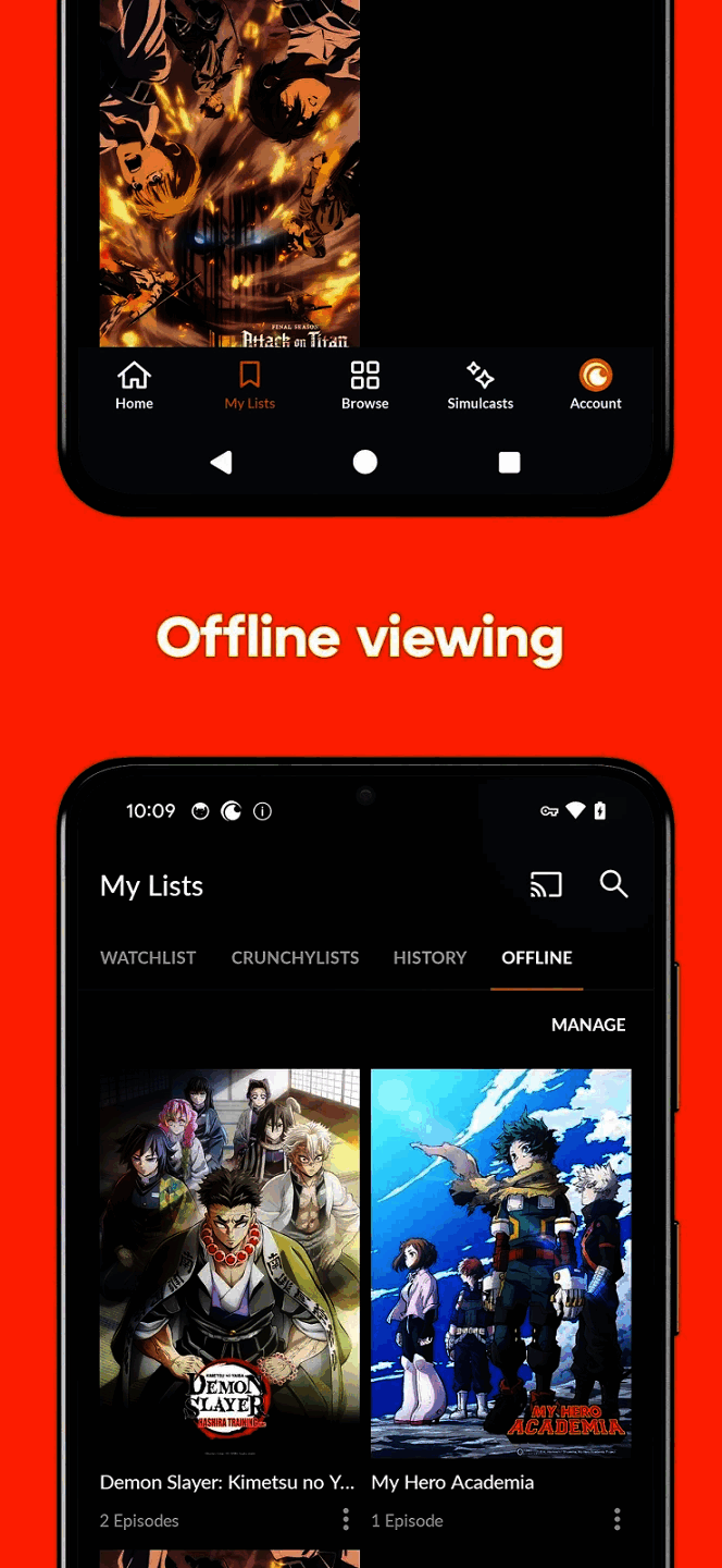 Crunchyroll Mobile app for iOS and Android Devices in 2025