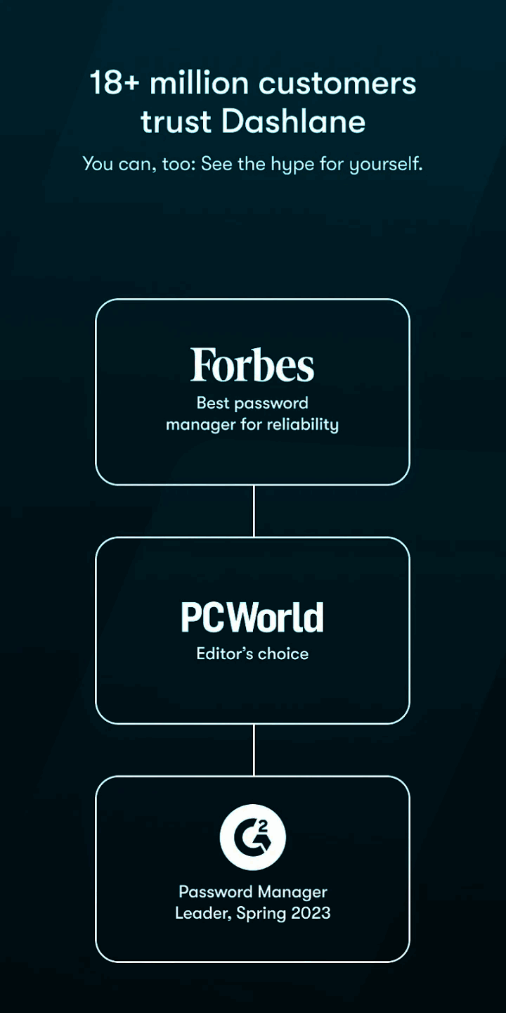 Dashlane Mobile app for iOS and Android Devices in 2025