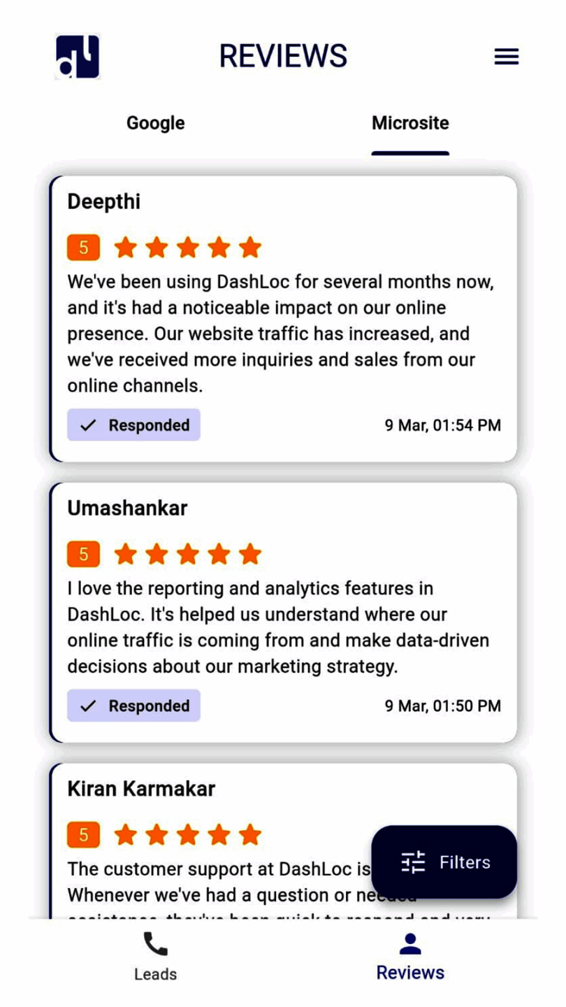 DashLoc Mobile app for iOS and Android Devices in 2025