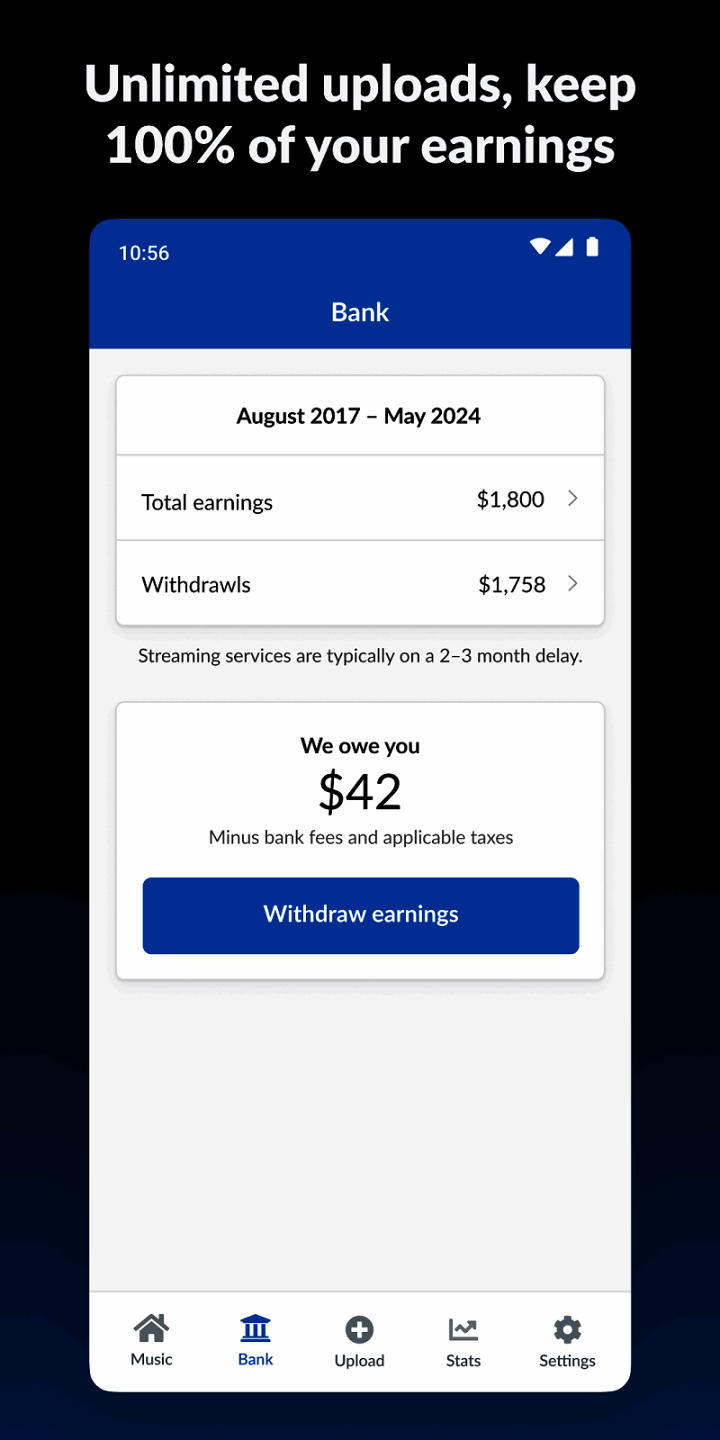 DistroKid Mobile app for iOS and Android Devices in 2025
