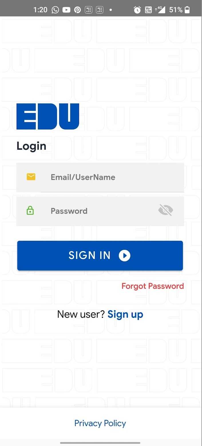 EDU Mobile app for iOS and Android Devices in 2025