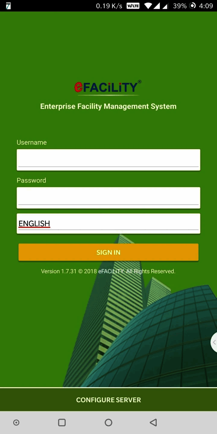 eFACiLiTY Enterprise Facility Management Mobile app for iOS and Android Devices in 2025