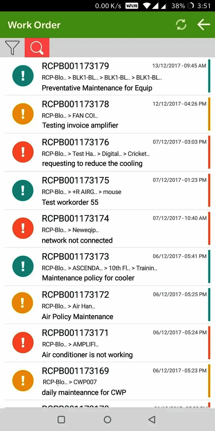 eFACiLiTY Enterprise Facility Management Mobile app for iOS and Android Devices in 2025